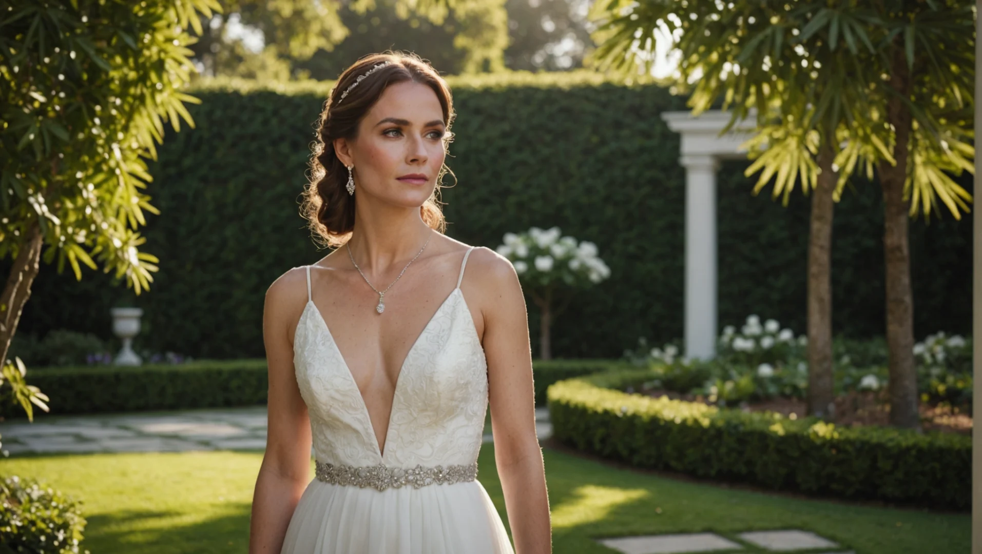 Le Meilleur Collier pour une Robe à Col en V de Mariage